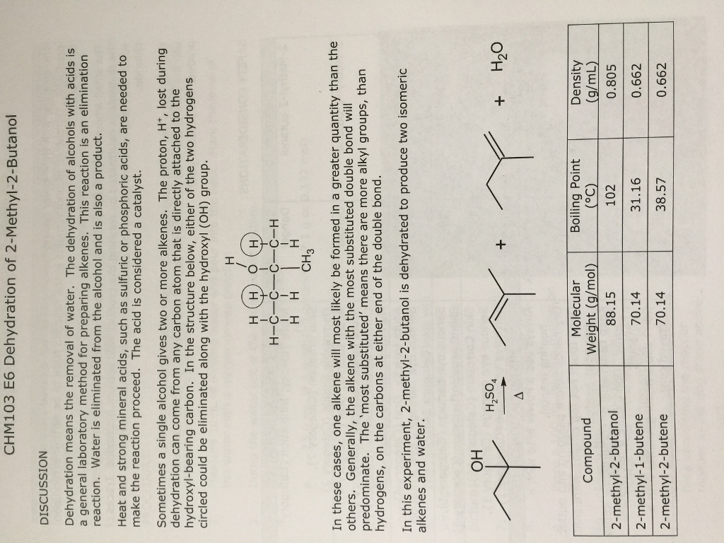Solved 2. Calculate the theoretical yield of alkenes for the | Chegg.com