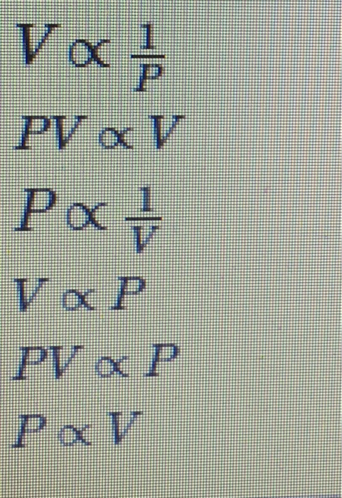 Solved V infinity 1/P PV infinity V P infinity 1/V V | Chegg.com