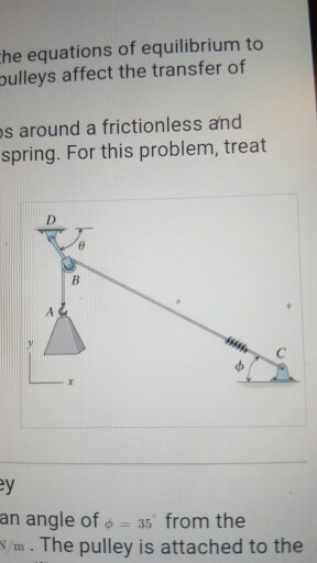 Solved s he equations of equilibrium to pulleys affect the | Chegg.com