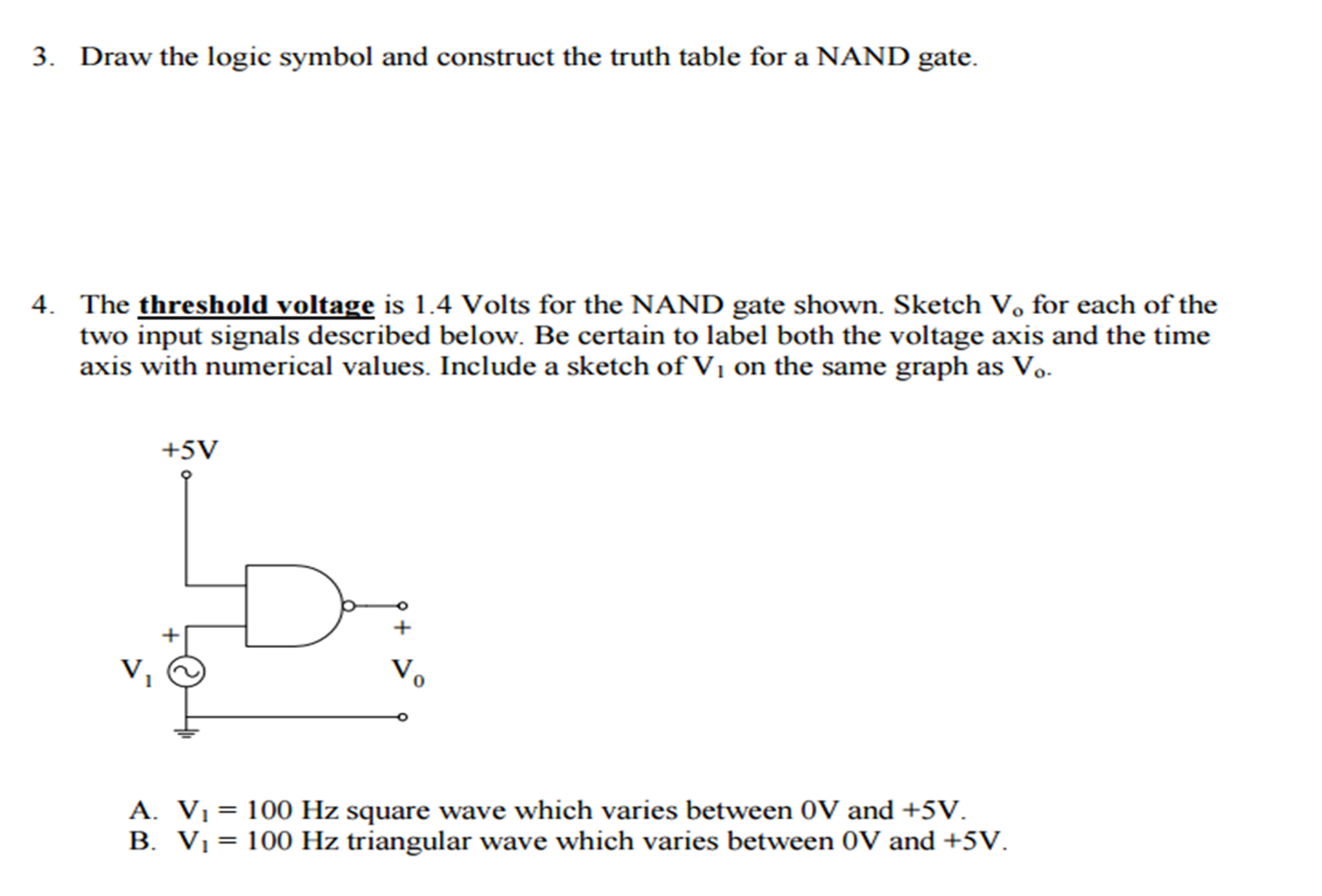 1. For the ideal BJT common-emitter switch circuit, | Chegg.com