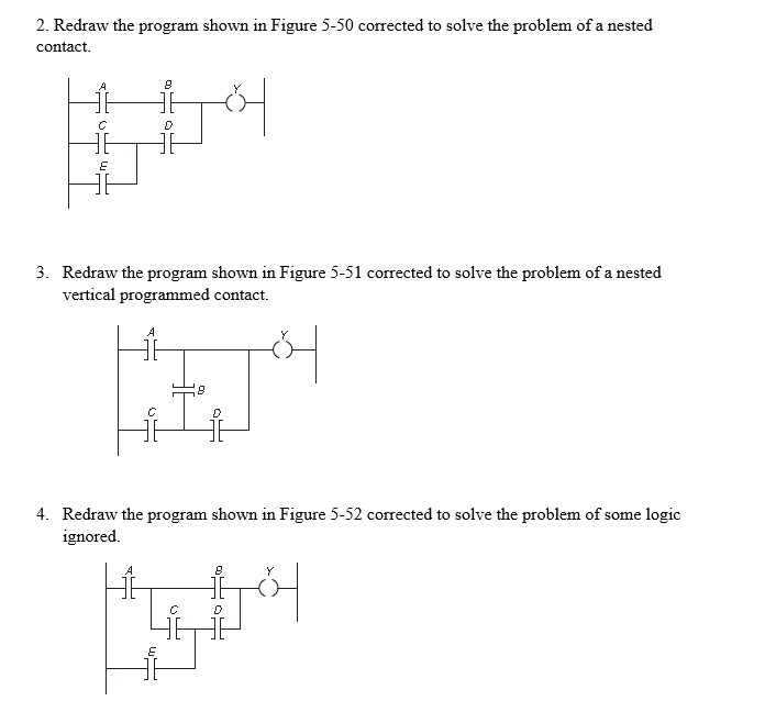 Solved Redraw The Program Shown In Figure 5 50 Corrected To 