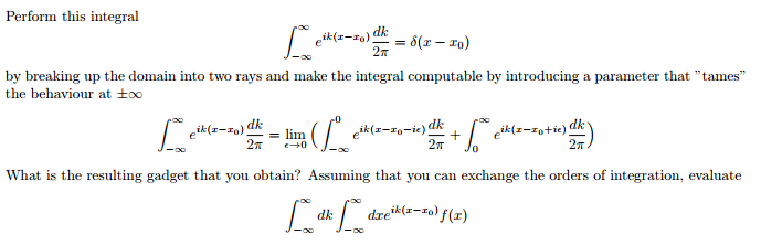 Perform this integral by breaking up the domain into | Chegg.com