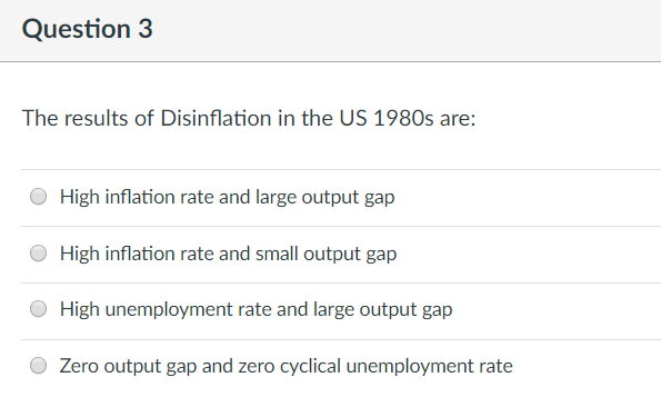 Solved Question 1 Inflation does not reduce purchasing power | Chegg.com