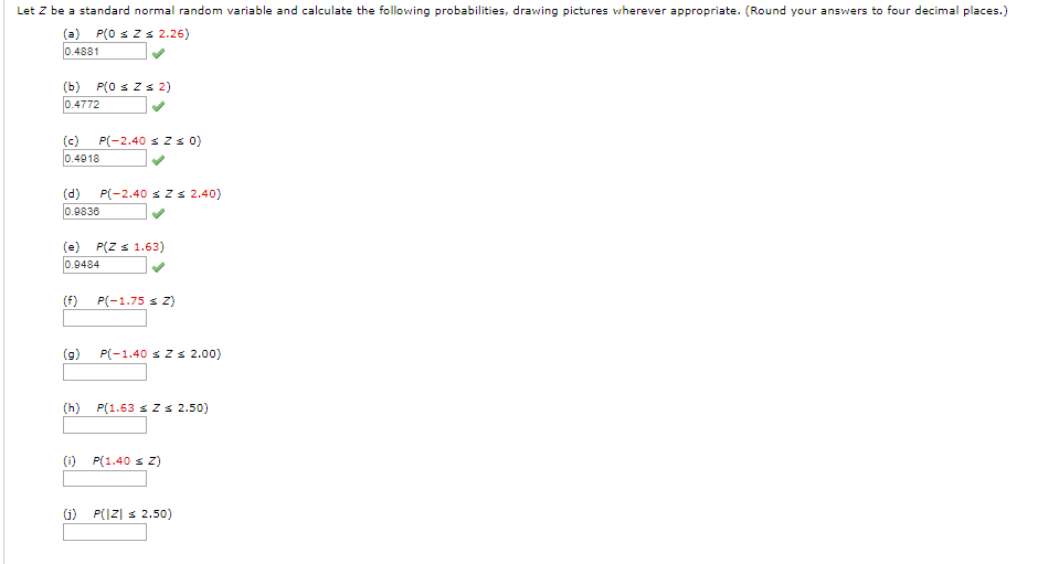 Solved Let Z be a standard normal random variable and | Chegg.com