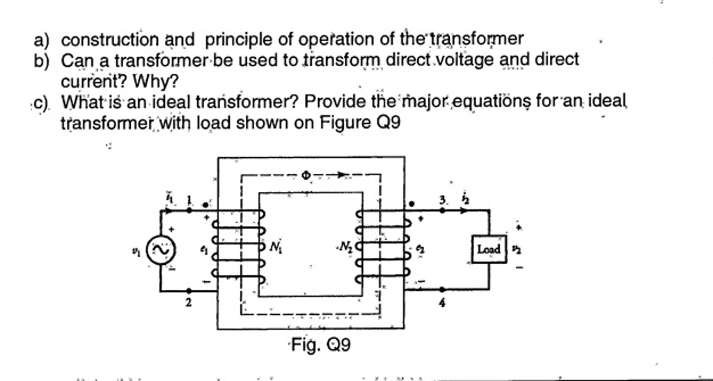 Solved Construction and principle of operation of the | Chegg.com