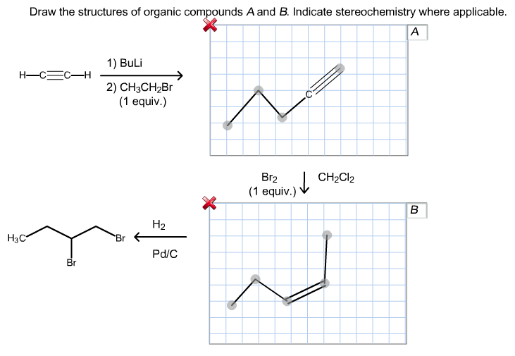 Solved: Draw The Structures Of Organic Compounds A And B. ... | Chegg.com