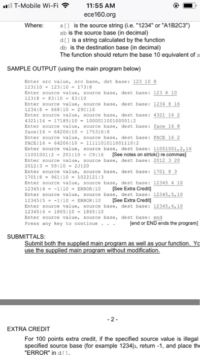 Solved Write a function conforming to the prototype below | Chegg.com