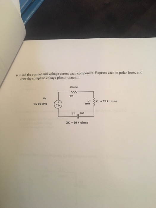 Solved Find the current and voltage across each component. | Chegg.com