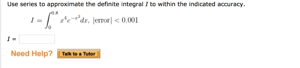 Solved Need help solving this definite integral | Chegg.com