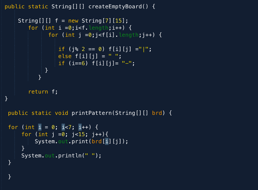 Solved Please complete the final method that checks if there | Chegg.com