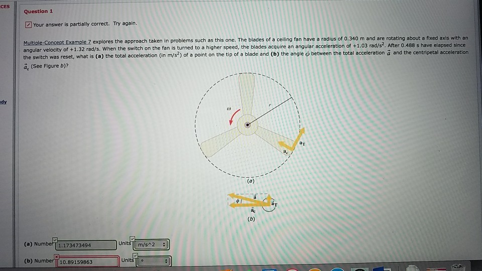 Solved Ces Question 1 2your Answer Is Partially Correct Try