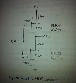 For the CMOS inverter in Figure 16.21 in the text, | Chegg.com
