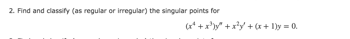 Solved Find and classify (as regular or irregular) the | Chegg.com