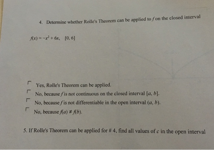 Solved Determine whether Rolle's Theorem can be applied to f | Chegg.com
