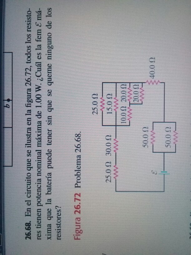 Solved 26.68. En el circuito que se ilustra en la figura | Chegg.com