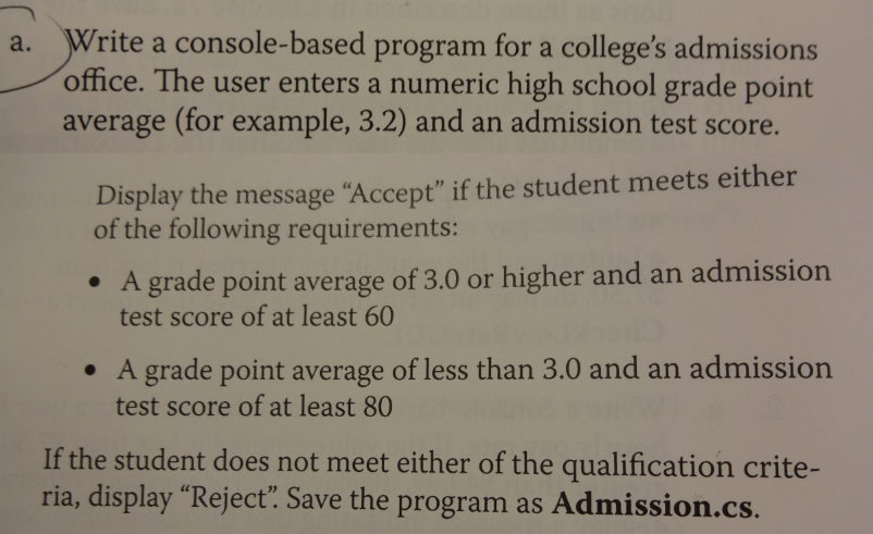Solved Write a console-based program for a college's | Chegg.com