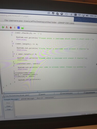 Solved View Go Tools Window Help Assignment 6 file | Chegg.com