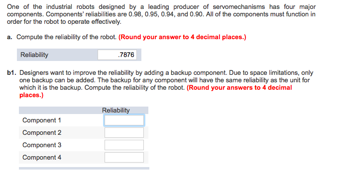Solved One of the industrial robots designed by a leading | Chegg.com