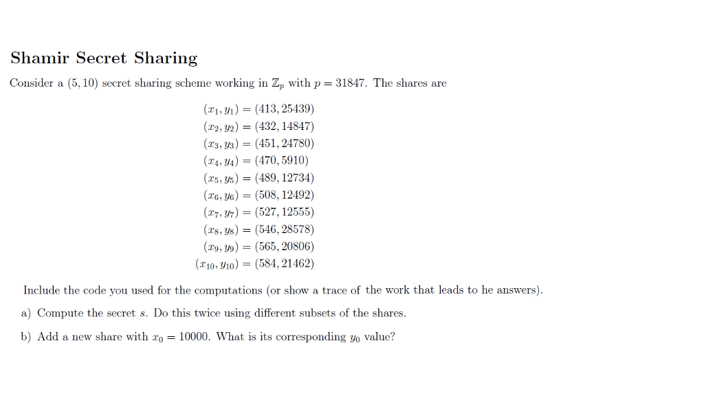 Secret Sharing Scheme Example at Sandra Raines blog Secret Sharing Scheme Example at Sandra Raines blog