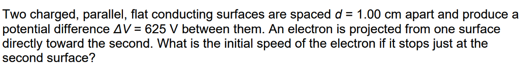 Solved Two charged, parallel, flat conducting surfaces are | Chegg.com
