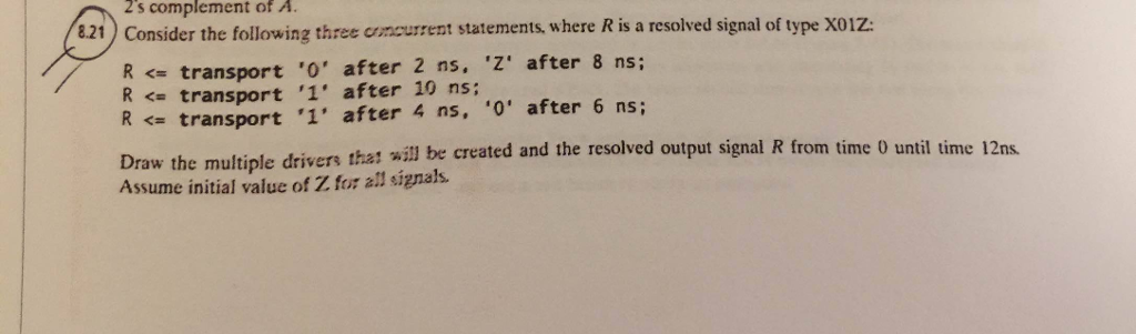 Solved Consider the following three concurrent statements | Chegg.com