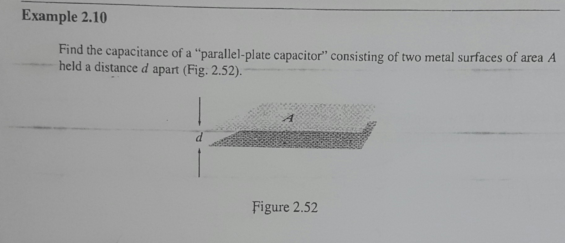 Solved Find the capacitance of a "parallel-plate capacitor" | Chegg.com
