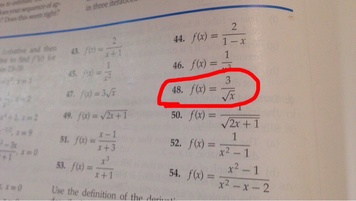 Solved How do I do this calculus equation? I have to find | Chegg.com