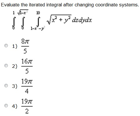 Solved Evaluate the iterated integral after changing | Chegg.com