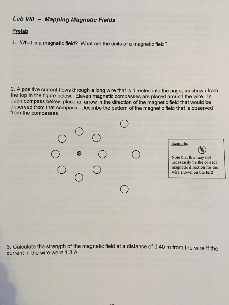 Solved What is a magnetic field? What are the units of a | Chegg.com