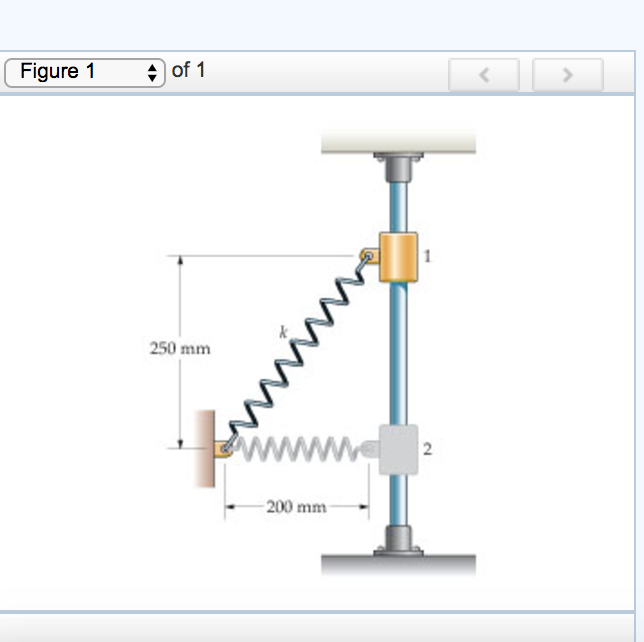 Solved The 5-kg collar is released from rest in position 1 | Chegg.com