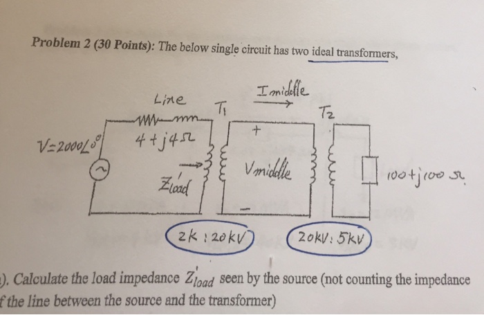 Solved The below single circuit has two ideal transformers, | Chegg.com