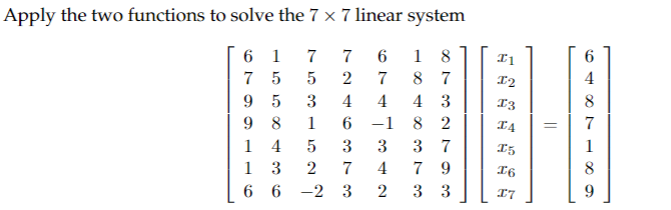 Solved Create a function LU_factorization that performs the | Chegg.com Solved Create a function LU_factorization that performs the | Chegg.com