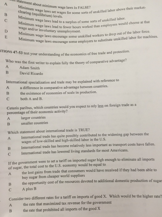 Solved Test your understanding of the economics of free | Chegg.com