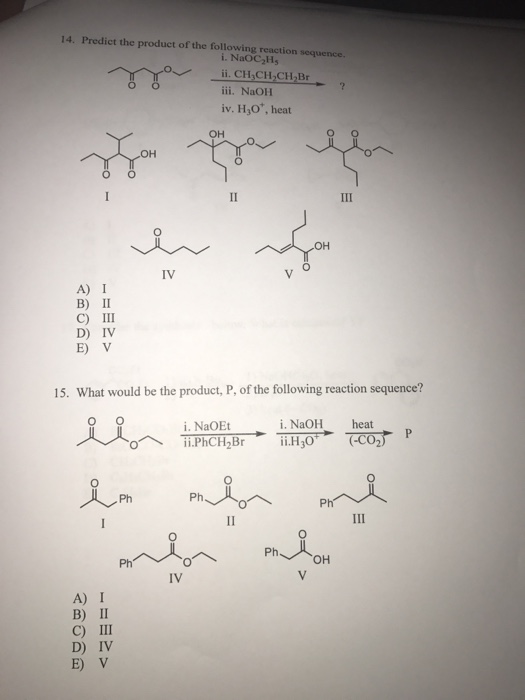 Solved 11. Which reagent would best serve as the basis for a | Chegg.com