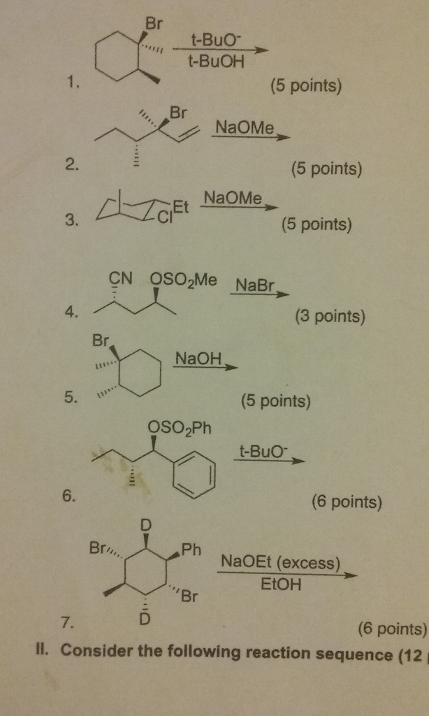 Solved Predict The Structure Of The Major Product S