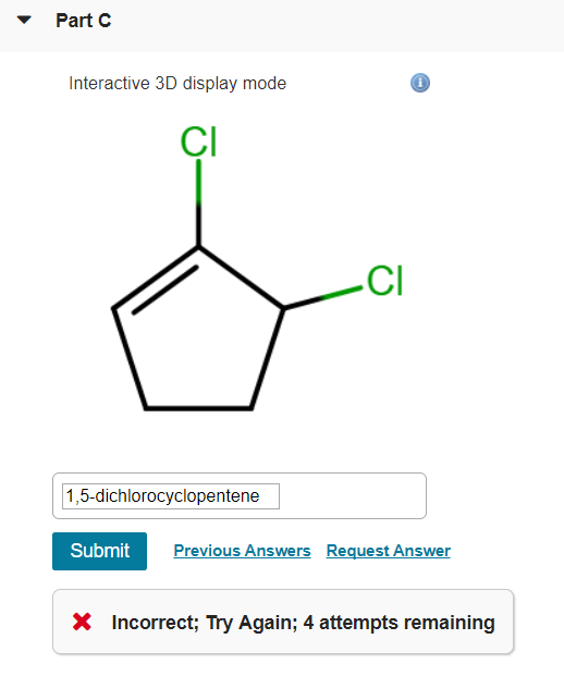 Solved Part A Interactive 3D display mode CH 3 CH3 | Chegg.com