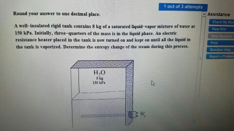 Solved A well-insulated rigid tank contains 8 kg of a | Chegg.com