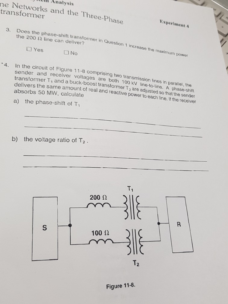 Three Phase Transformer Experiment