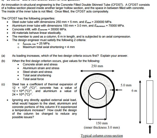 Solved An innovation in structural engineering is the | Chegg.com