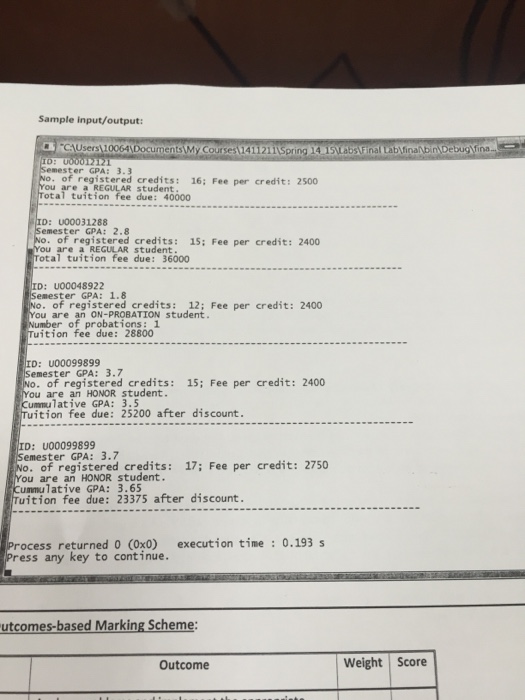 Solved Define the class Student with protected data members | Chegg.com