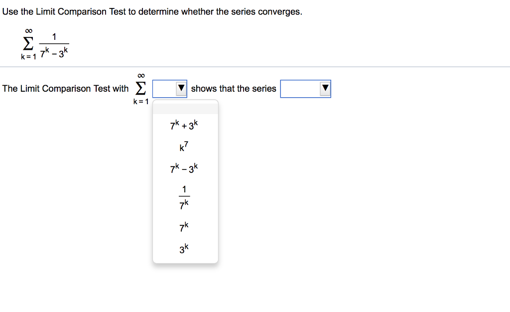 Solved Use The Limit Comparison Test To Determine Whether