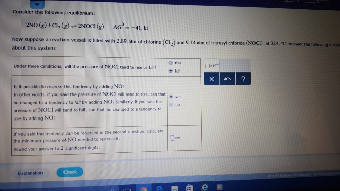 Solved Consider the following equilibrium: 2NO (g) + Cl_2 | Chegg.com Solved Consider the following equilibrium: 2NO (g) + Cl_2 | Chegg.com