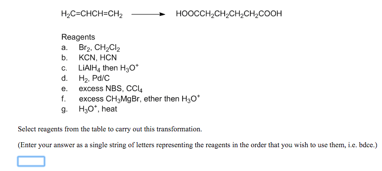 Solved Reagents 1. Br2, FeBr3 2. Mg, ether 3. HCHO then H3O | Chegg.com