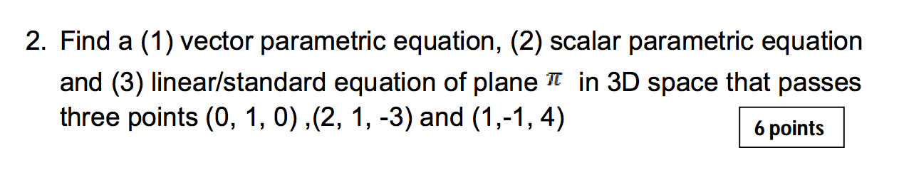 Vector Parametric Equation Calculator Equation Of A Line