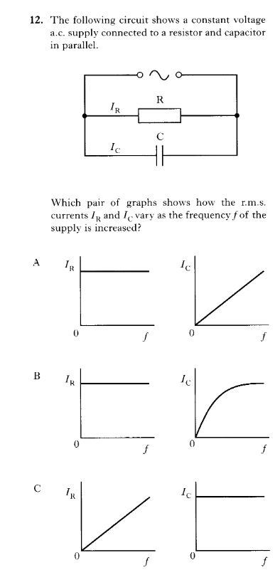 Solved 12. The following circuit shows a constant voltage | Chegg.com