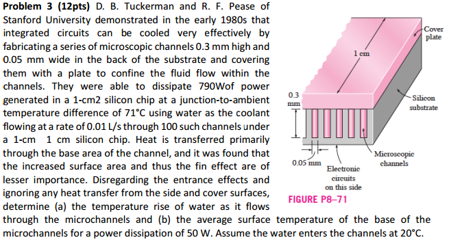 Solved D. B. Tuckerman and R. F. Pease of Stanford | Chegg.com