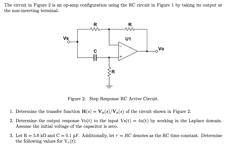 Solved The circuit in Figure 2 is an op-amp configuration | Chegg.com