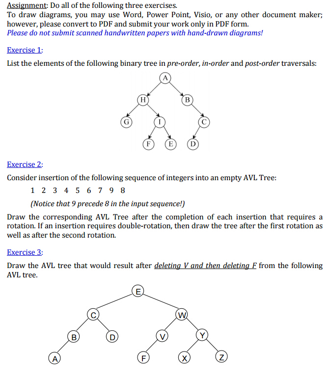 Solved Assignment: Do all of the following three exercises. | Chegg.com