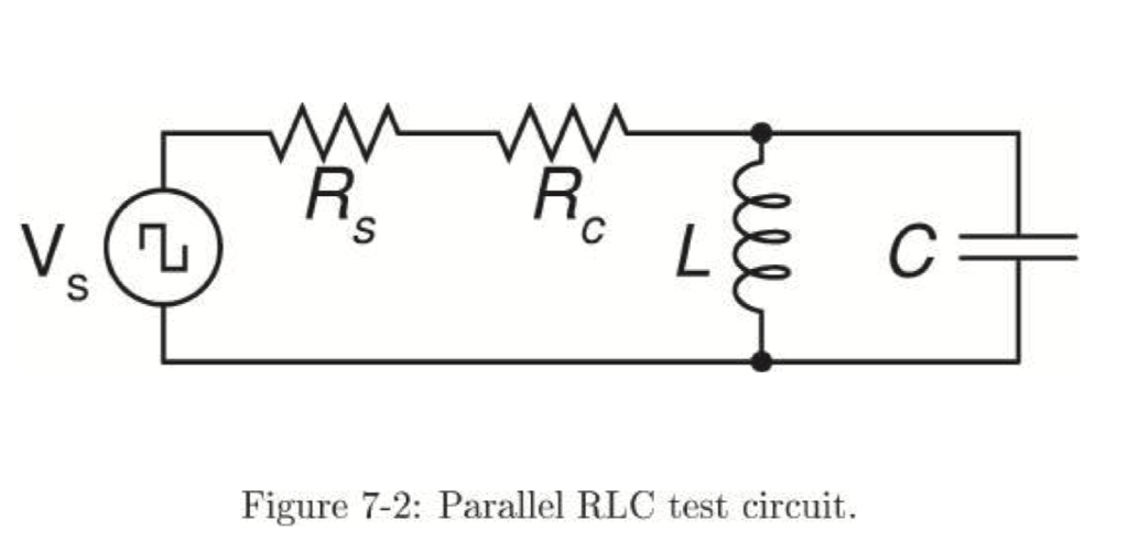 Solved Step response of a parallel RLC circuit. Consider the | Chegg.com