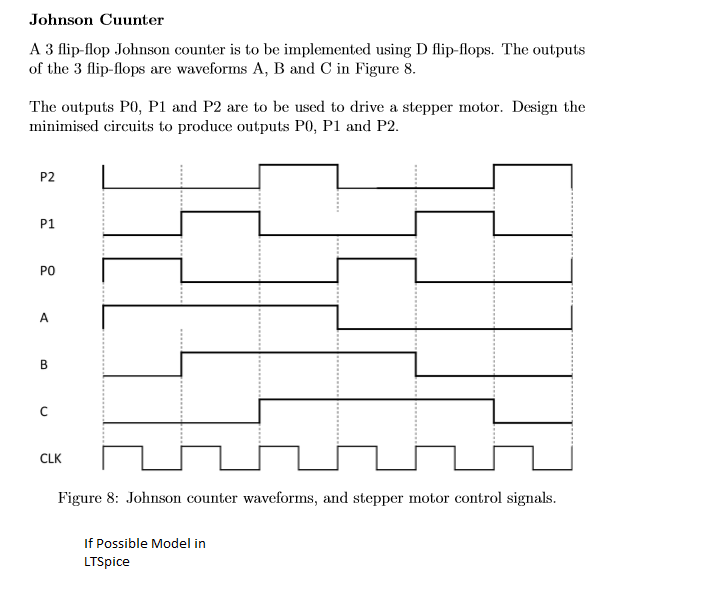 Solved A 3 flip-flop Johnson counter is to be implemented | Chegg.com